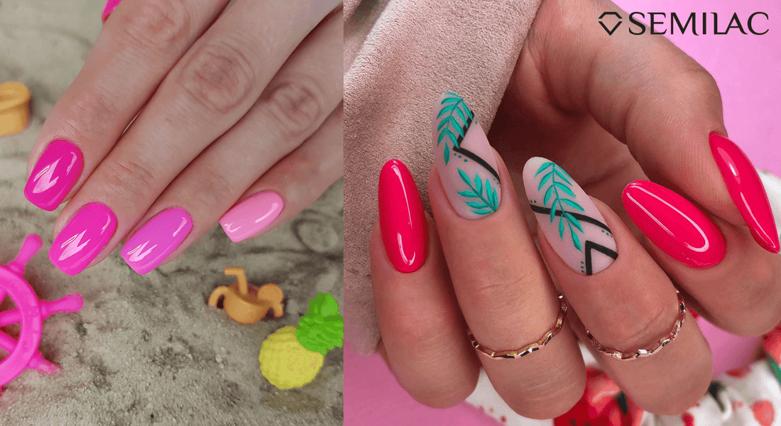 Best Summer Ideas for UV Gel Nails with Semilac Products