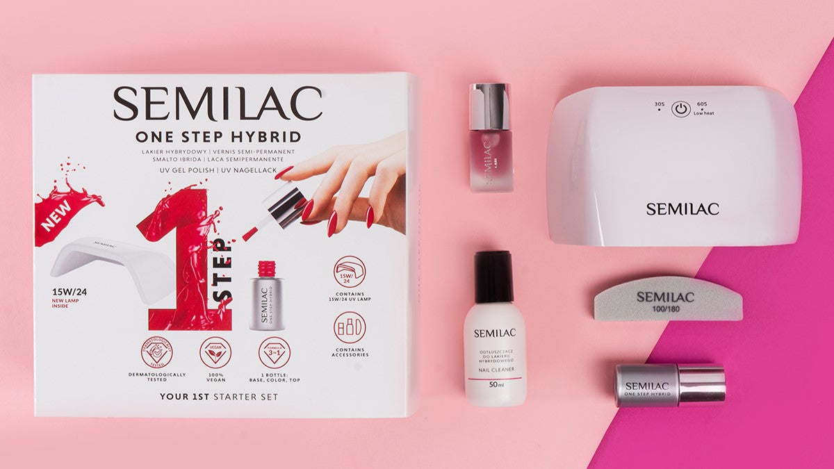 Introducing the Semilac One Step Gel Nail Starter Set: Your Ticket to