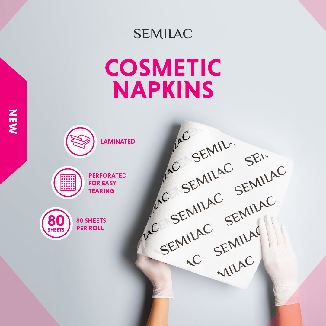 Semilac Cosmetic Napkins 80 pcs.